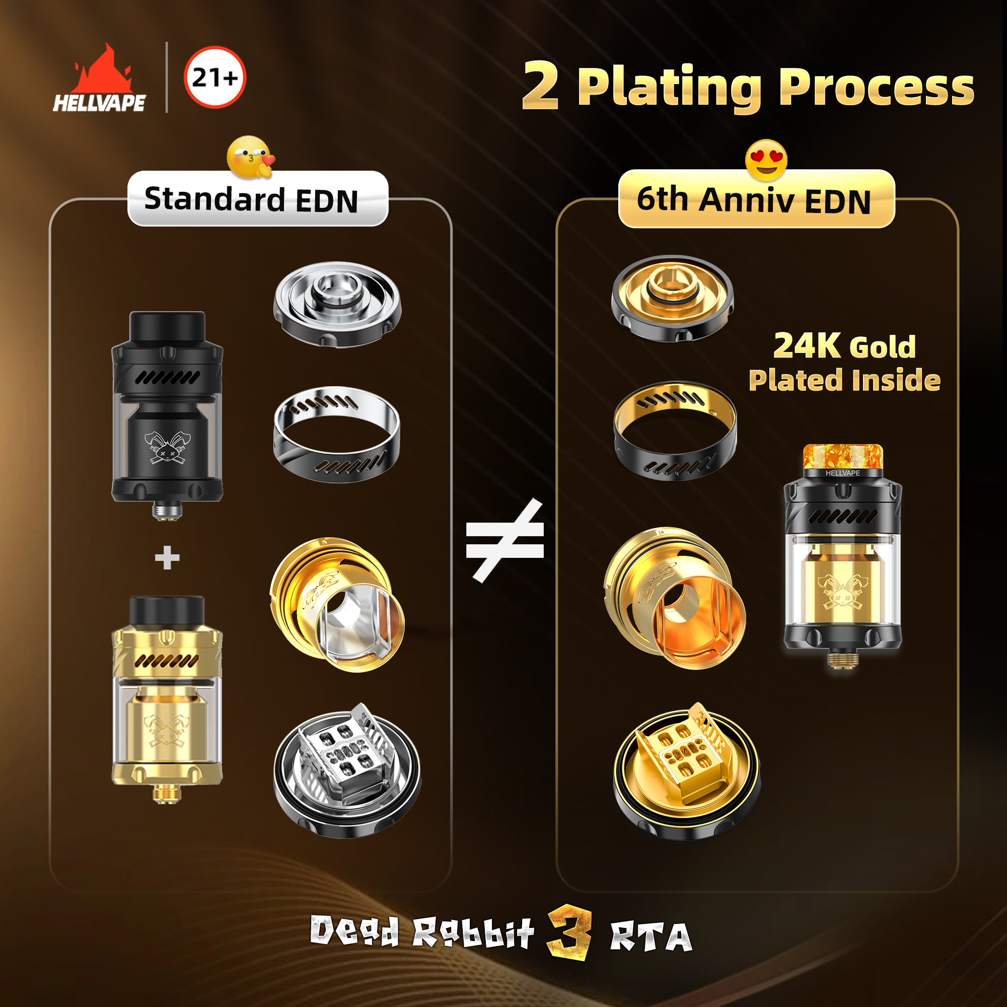 Dead Rabbit 6th Anniveary Edition-Hellvape - The DIY atomizer leading brand